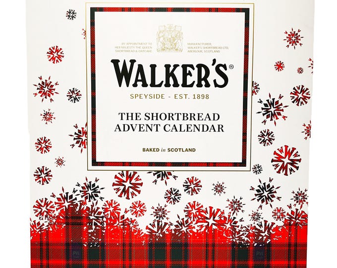 Walkers Shortbread Advent Calendar 2025, All Butter Scottish Biscuits ...