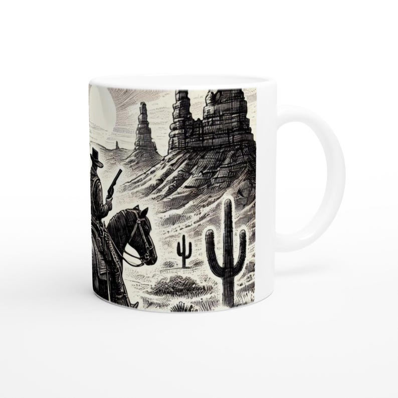 Wild West Coffee Mug - Red Dead Redemption 2 Inspired Ceramic Drinkware ...