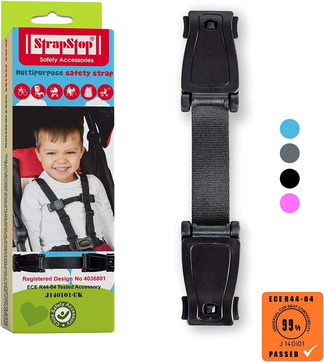 Strapstop a Multipurpose Safety Strap Clip for Children Under 5. Crash ...