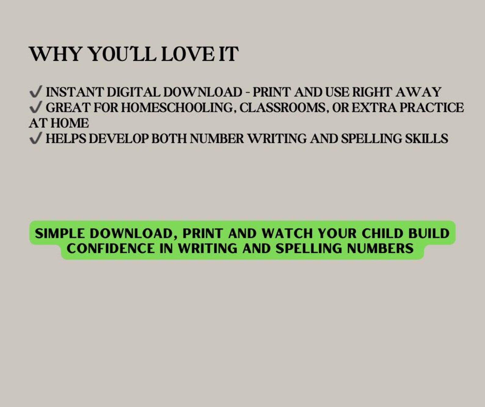 Number Tracing and Spelling Worksheets | Preschool & Kindergarten ...