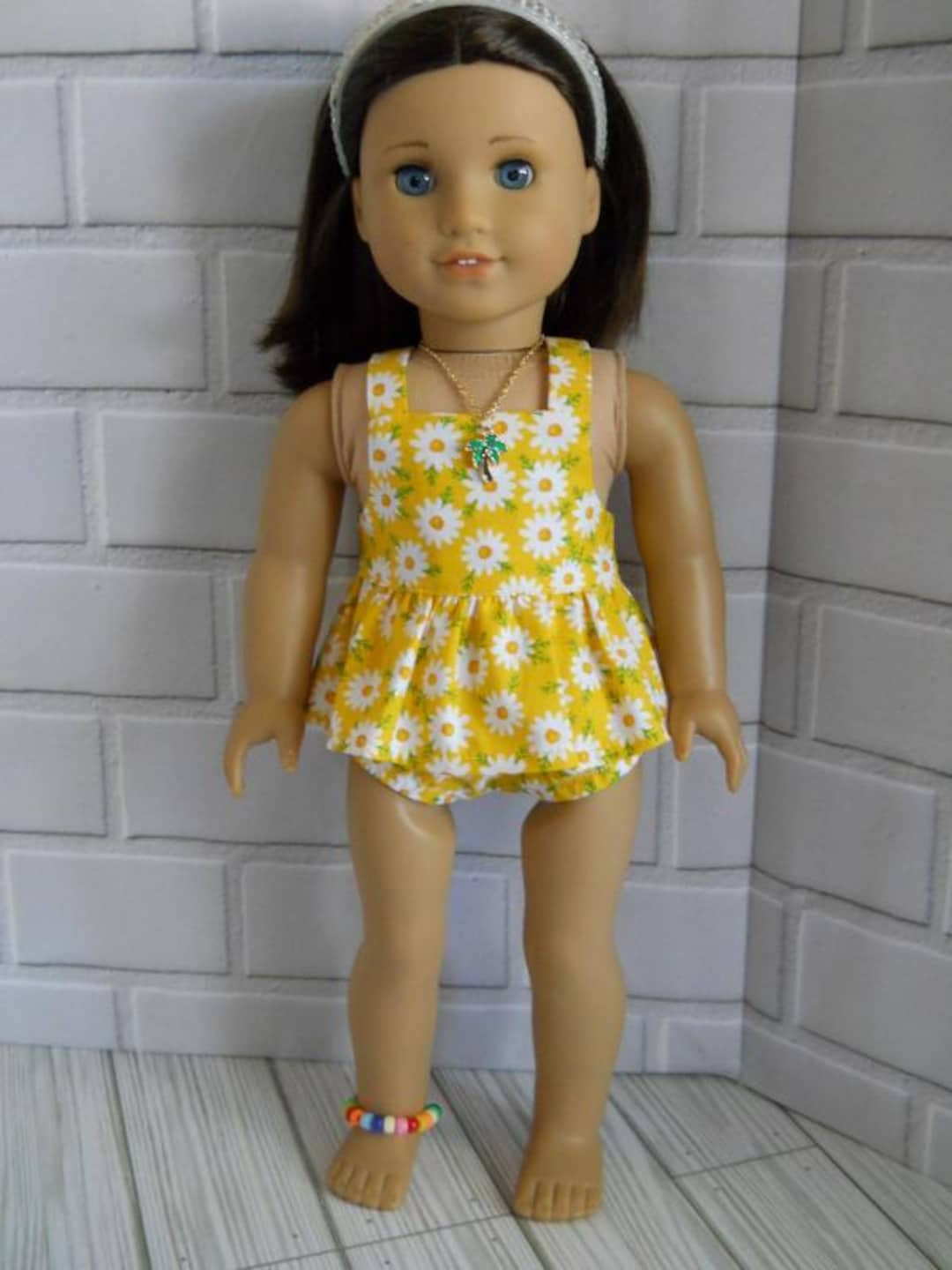18" Doll 2 Piece Bathing Suit Swim Suit Fits American Girl, Our ...