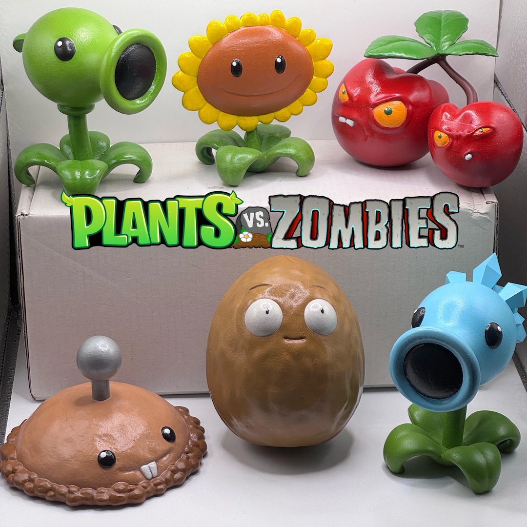 Plants Vs. Zombies - 3D Printed and Hand-painted Collectible Figurines ...