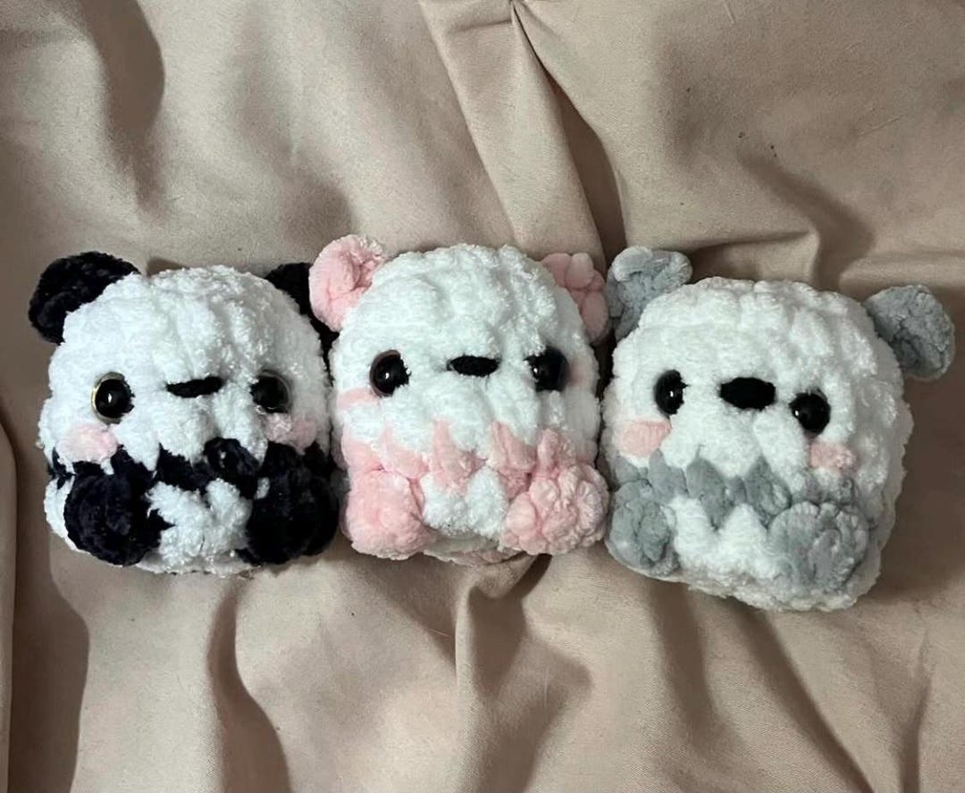 Crochet Cutie Pandas - Etsy