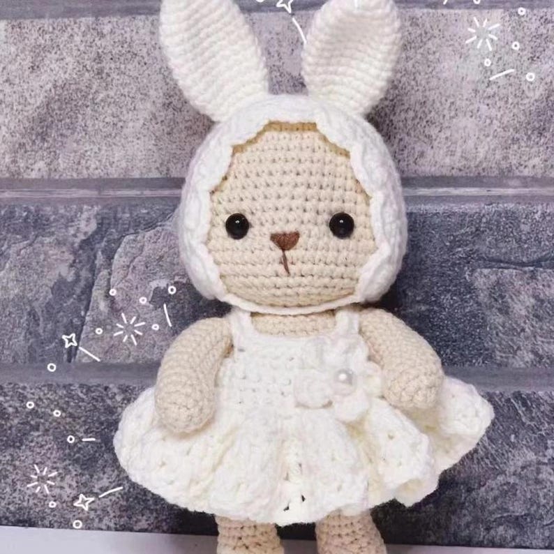 Patrón de mono de crochet en PDF, tutorial de mono de peluche amigurumi ...