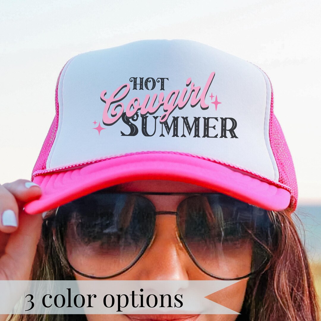 Woman Trucker Hat Pink Day Cap for Women Dopamine Dressing Hat Hot Girl ...