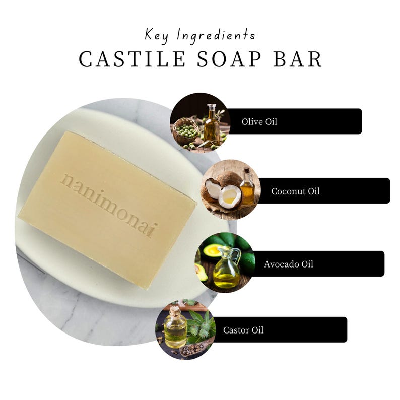 Handmade Castile Soap Bar: Ultra Gentle, Fragrance-free, Vegan - Etsy