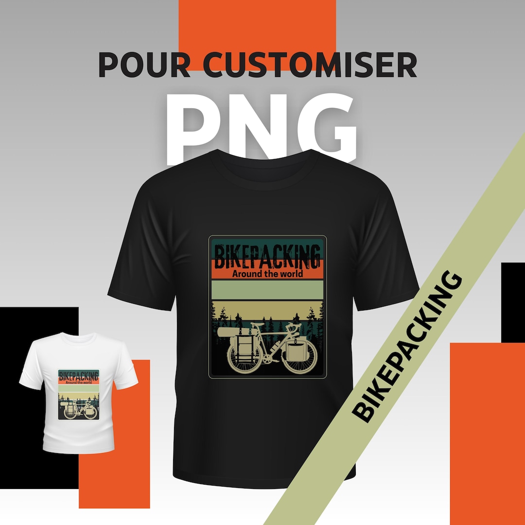 Bikepacking PNG Clipart Illustration - Cycling Passion - Digital ...