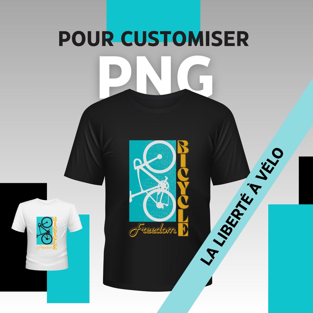 Bicycle Clipart File PNG - Freedom Bicycle - Original Cyclist Gift for ...