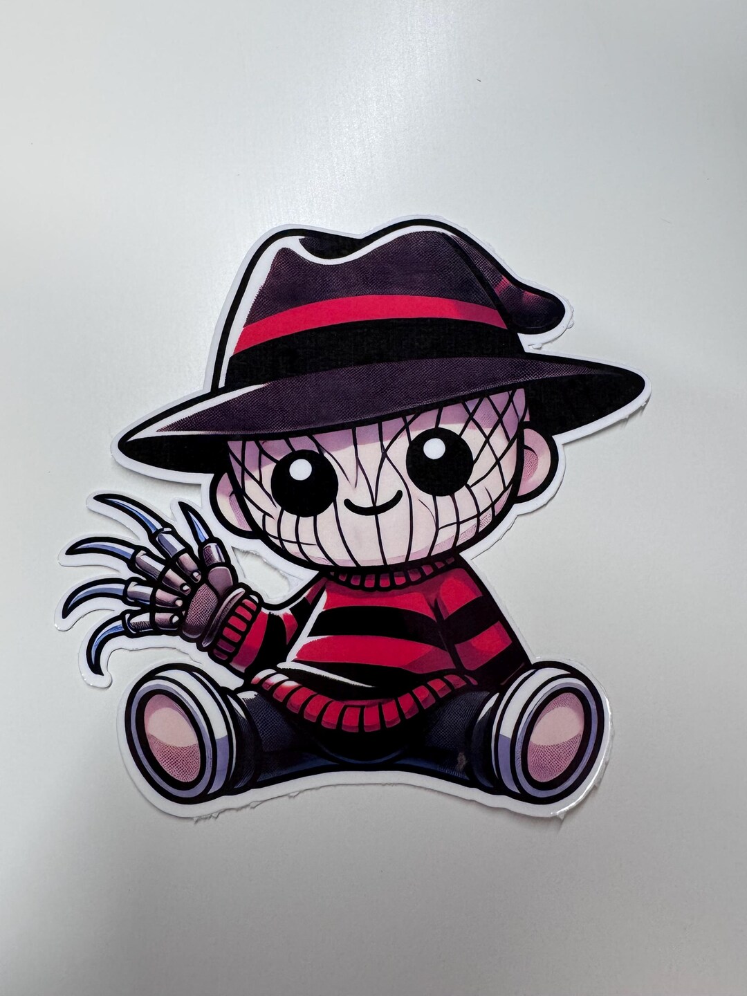Freddy Inspired Horror Sticker - Etsy