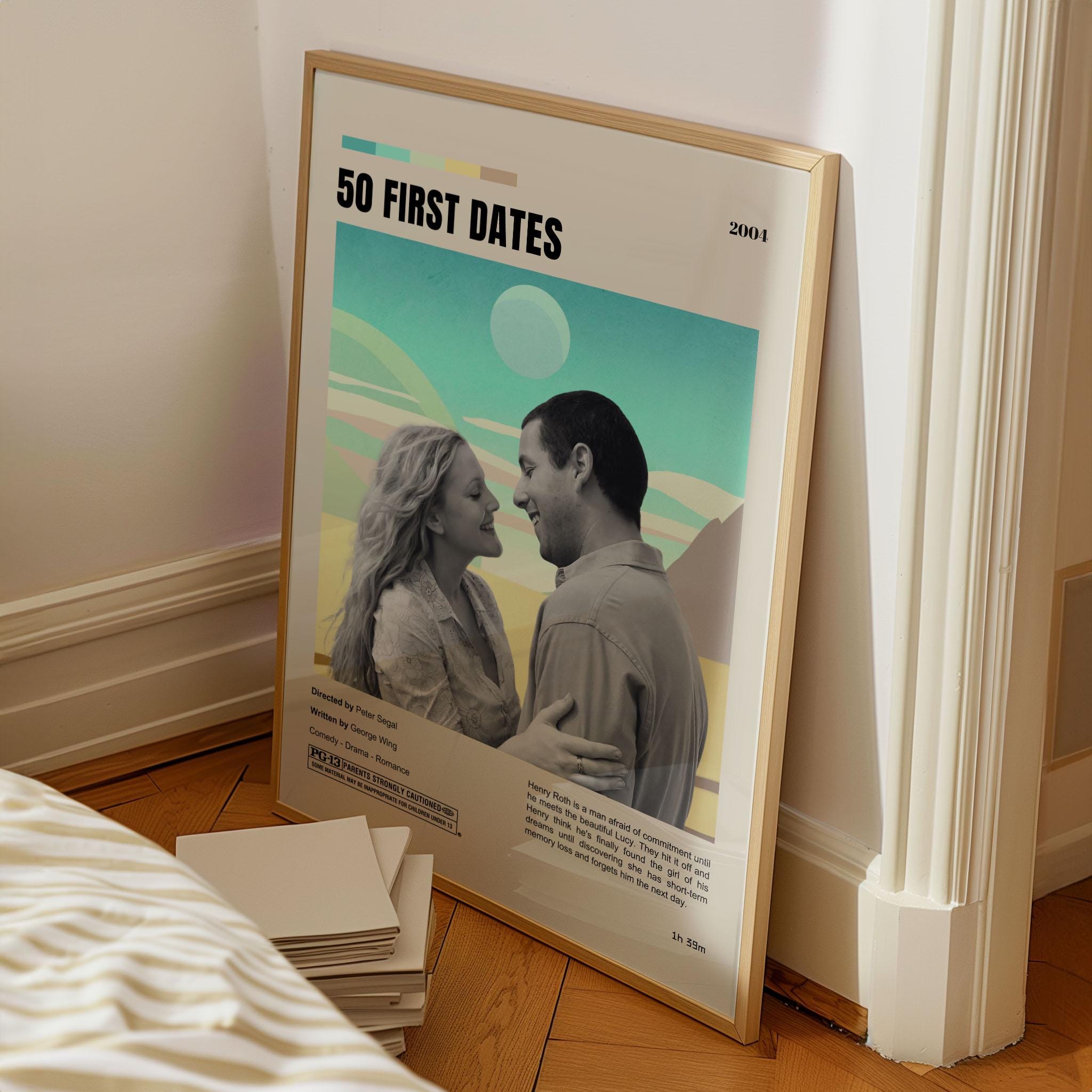 50 First Dates Movie Poster, Tropical Rom-com Print (digital or ...