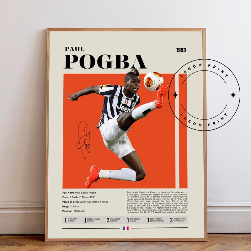 Paul Pogba - Etsy