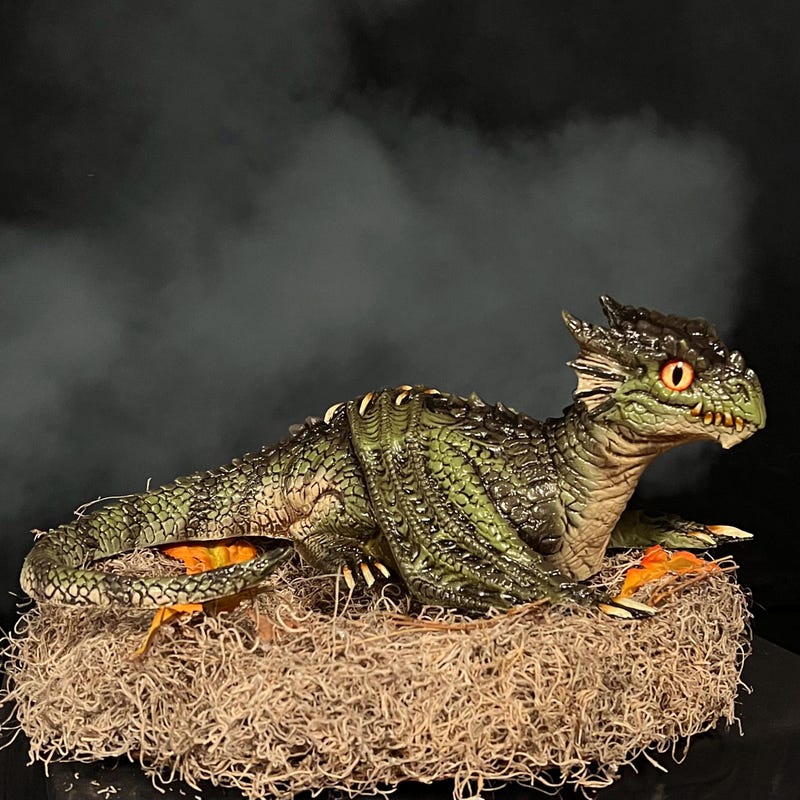 Realistic Dragon Puppet - Etsy