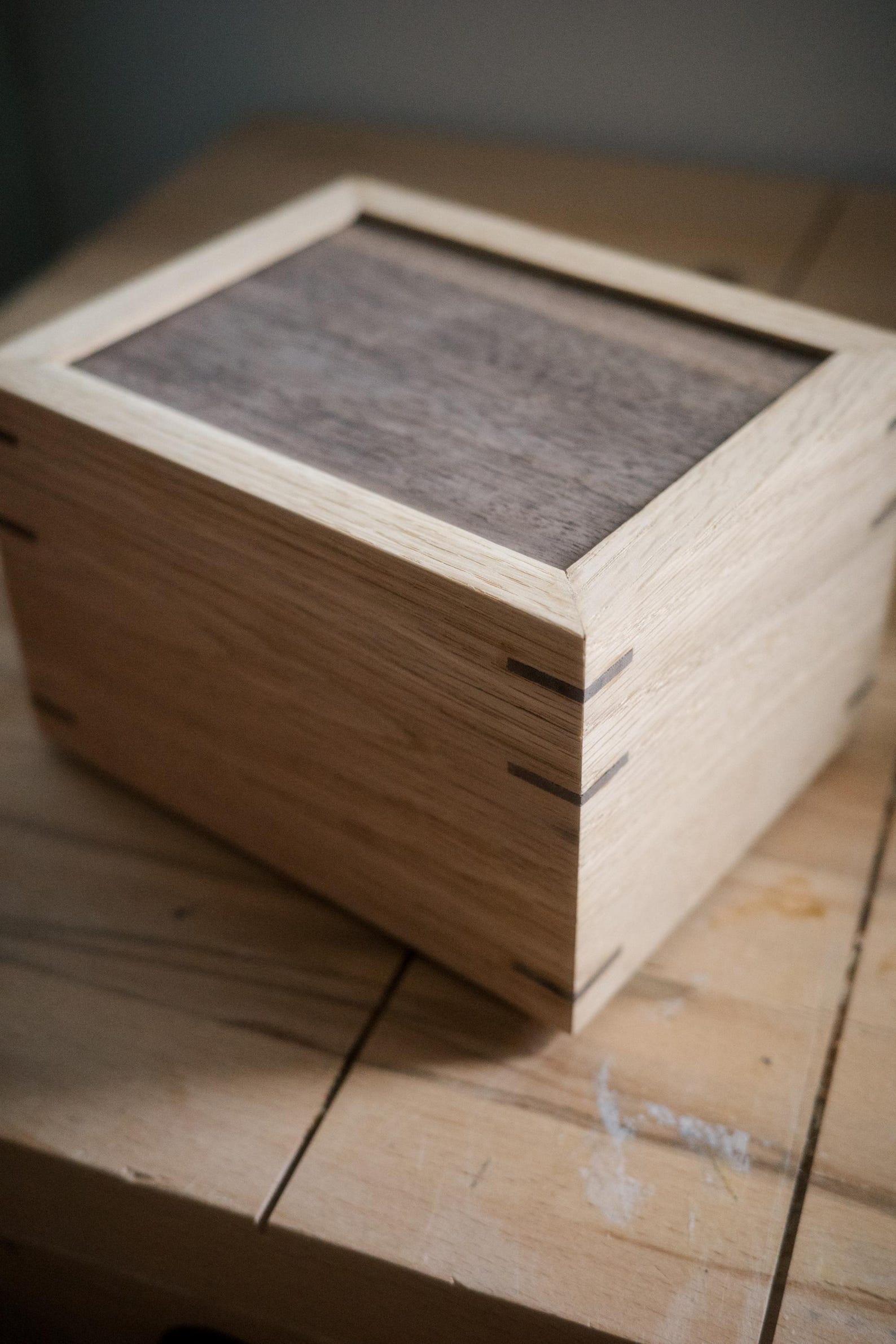 Handmade Custom Wooden Storage Box With Lift off Lid and Liner - Etsy