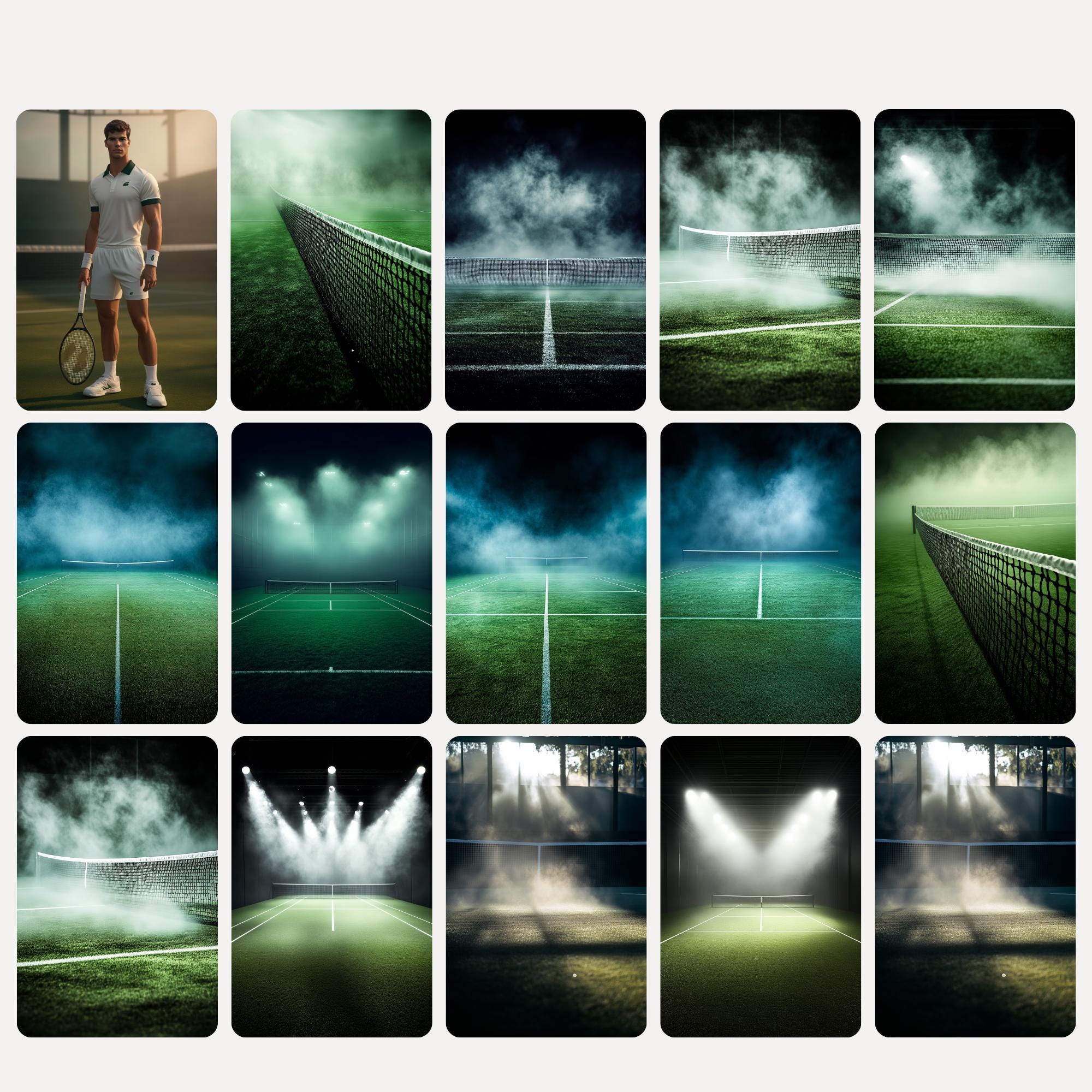 Tennis Background Sport Digital Backdrop Tennis Backdrop Sports Photo ...