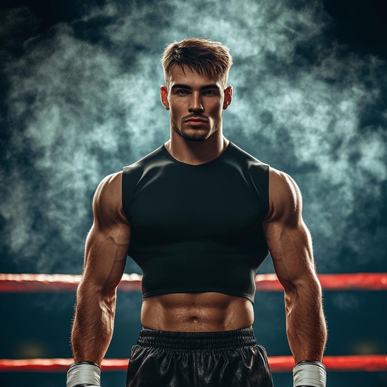 24 Boxing Ring Backdrop, Digital Fighting Area, Wrestling Sport ...