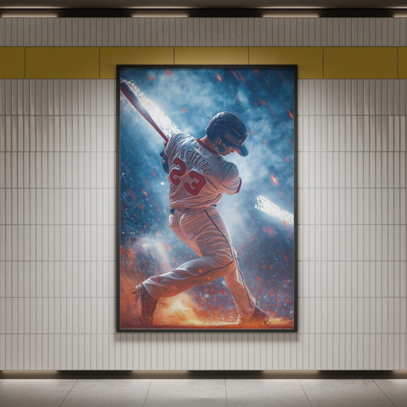 40 Baseball Digital Backdrops, Baseball Stadium Lights, Baseball Field ...