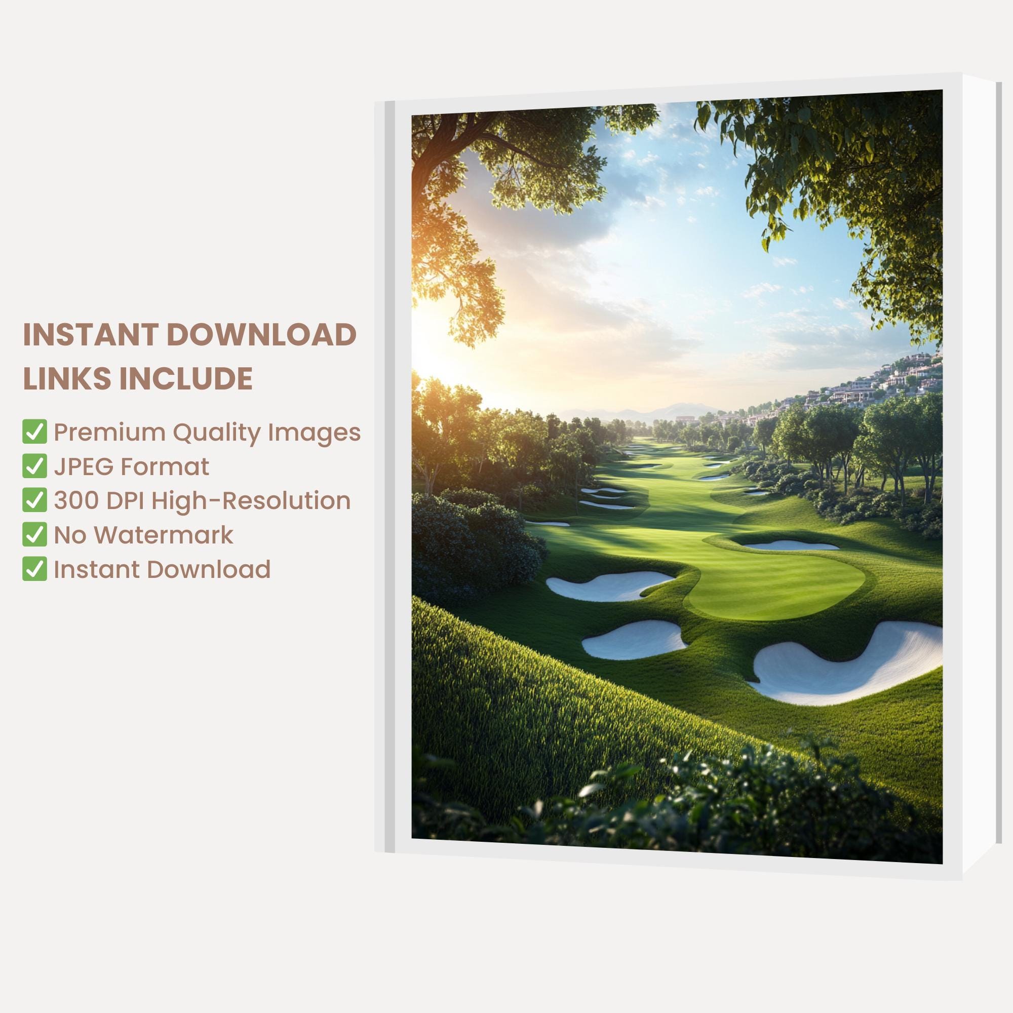 20 Golf Backdrop Golf Background Sport Digital Backdrop Golf Portrait ...