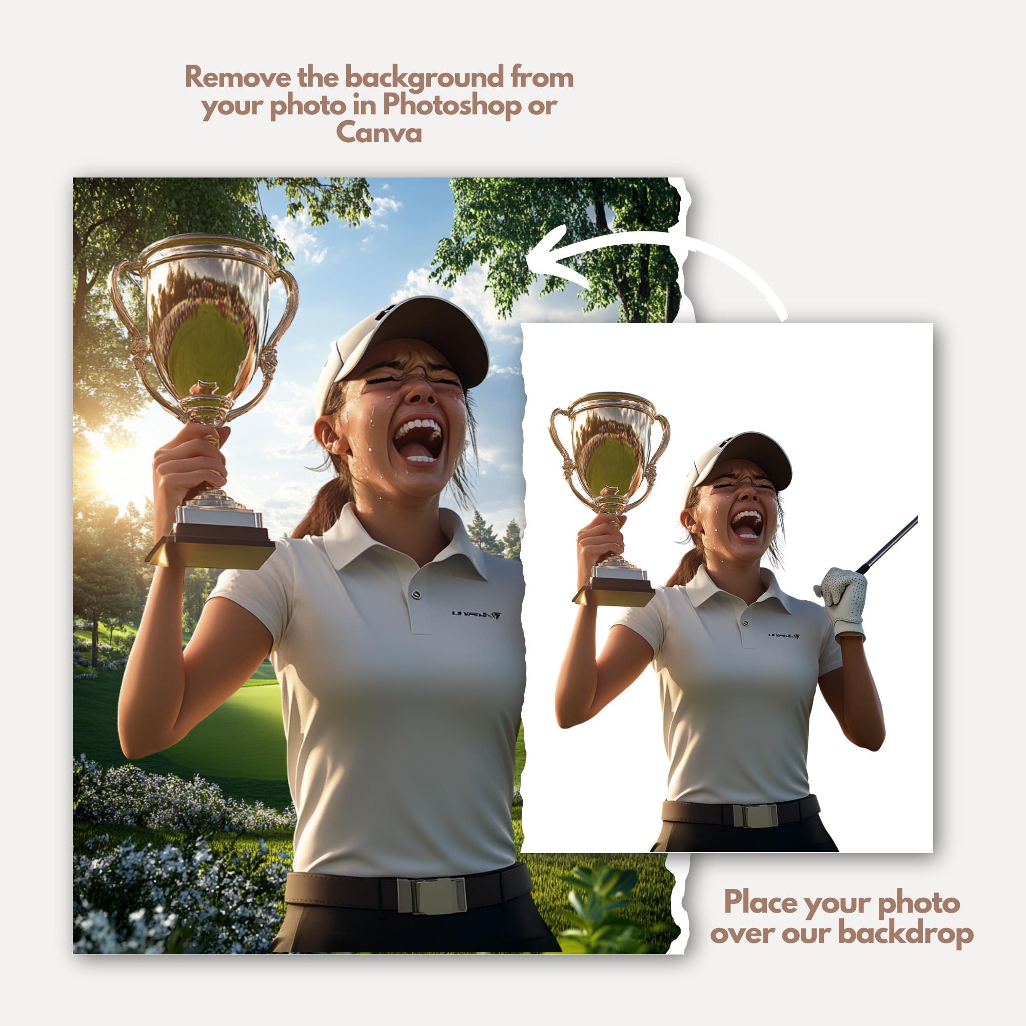 20 Golf Backdrop Golf Background Sport Digital Backdrop Golf Portrait ...