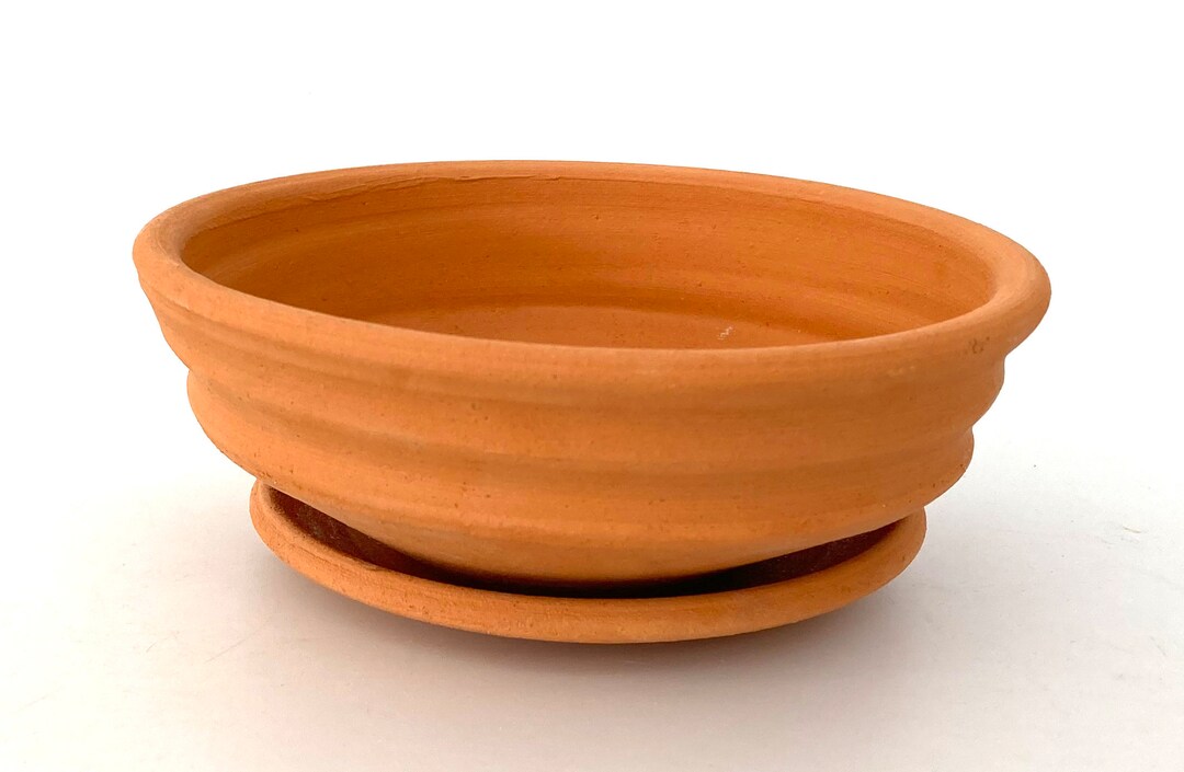 TERRACOTTA PLANTER #10 Handmade Ceramic Flower Pot Unglazed Porous Clay ...