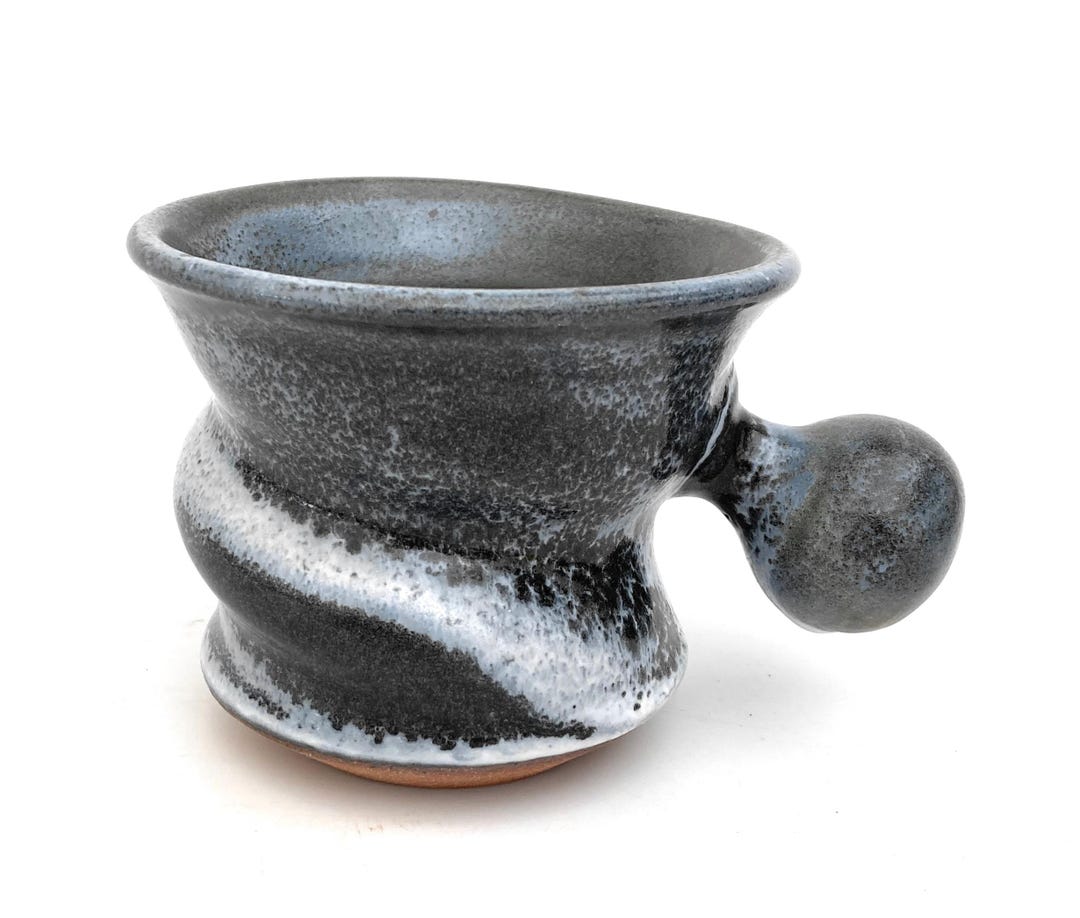 STONEWARE SHAVING MUG #43 Ceramic Lather Cup for Wet Shaves - Gifts for ...