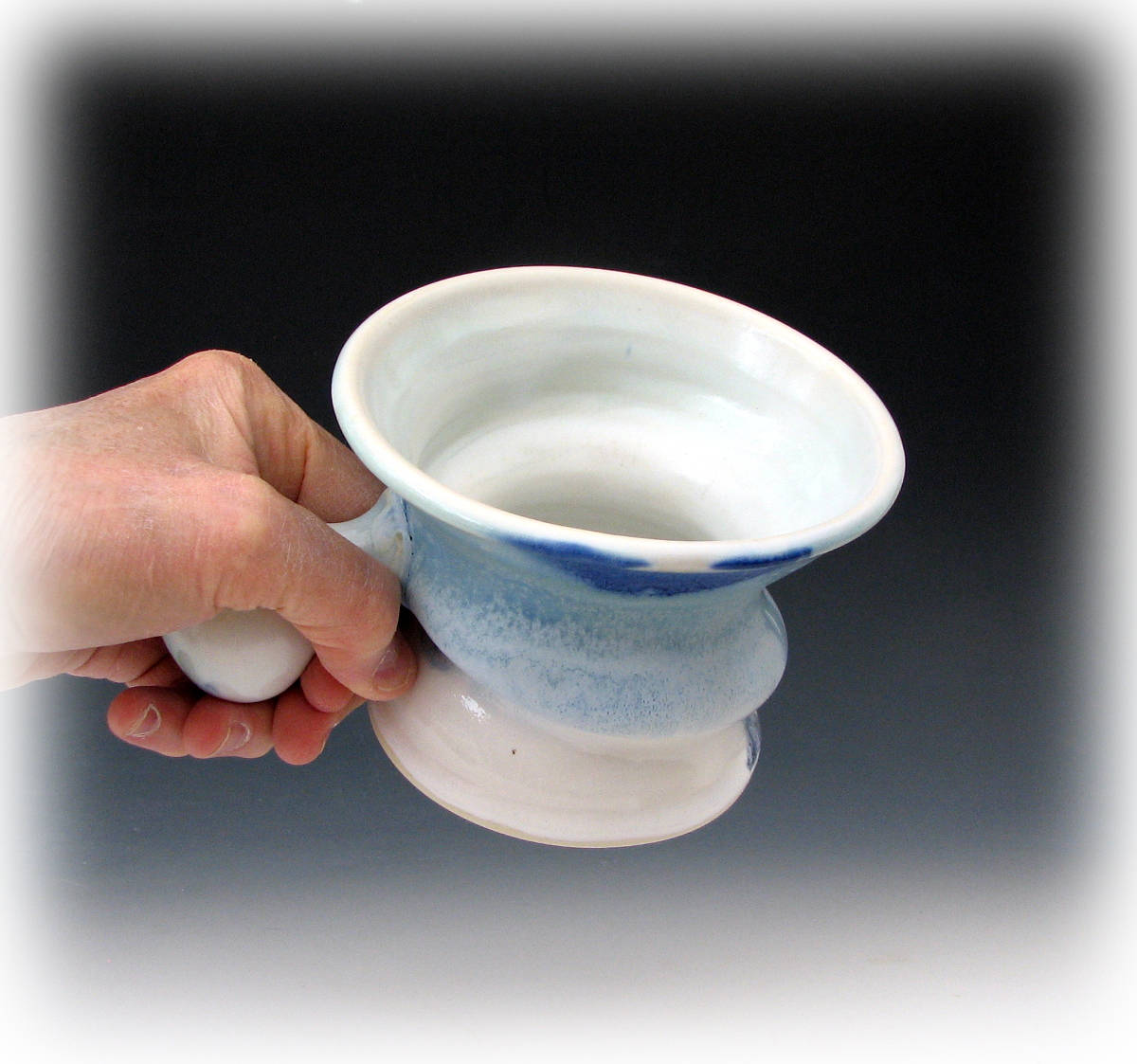 STONEWARE SHAVING MUG