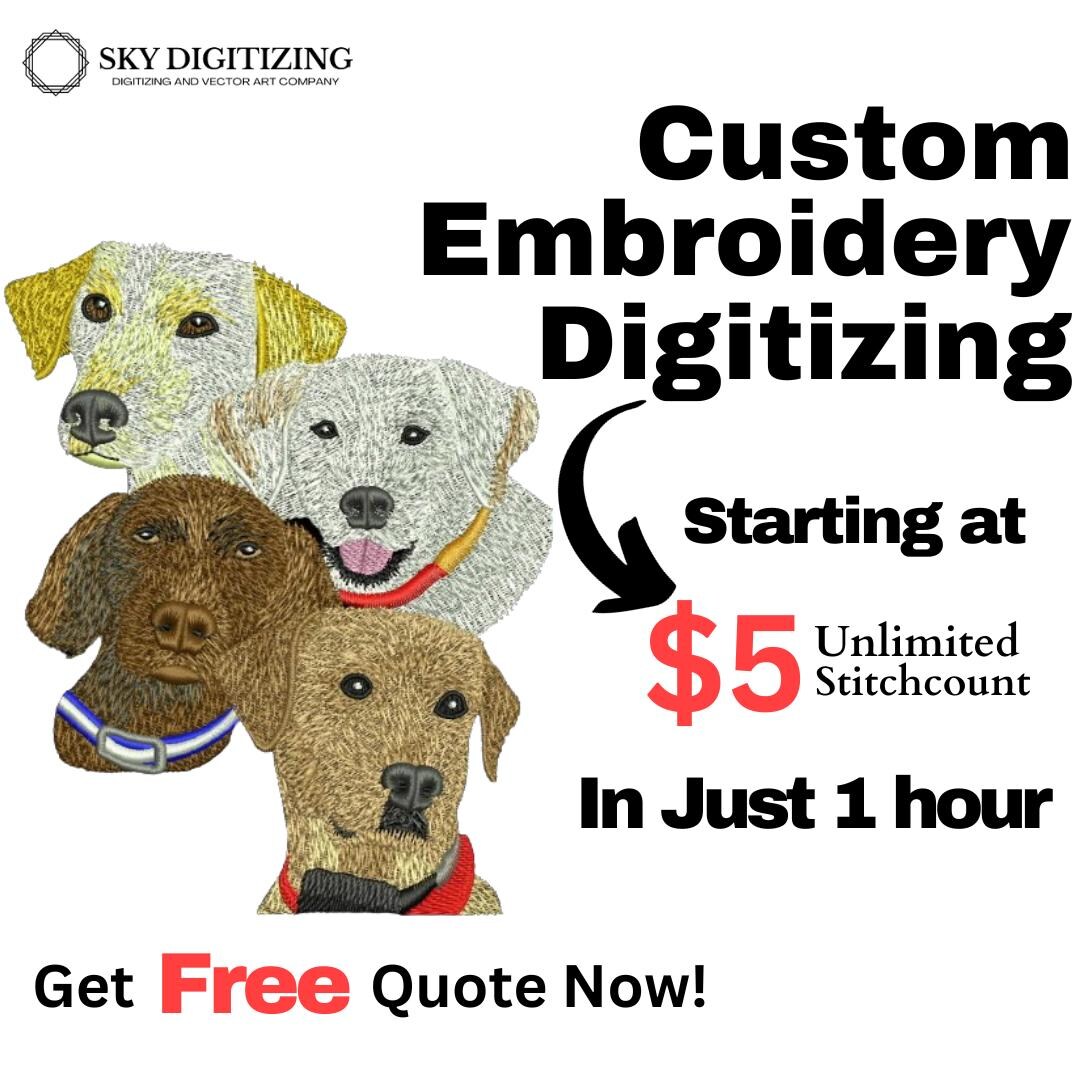 Embroidery Digitizing Service, Custom Embroidery Digitizing, Logo Digitizing, Image Digitizing ...
