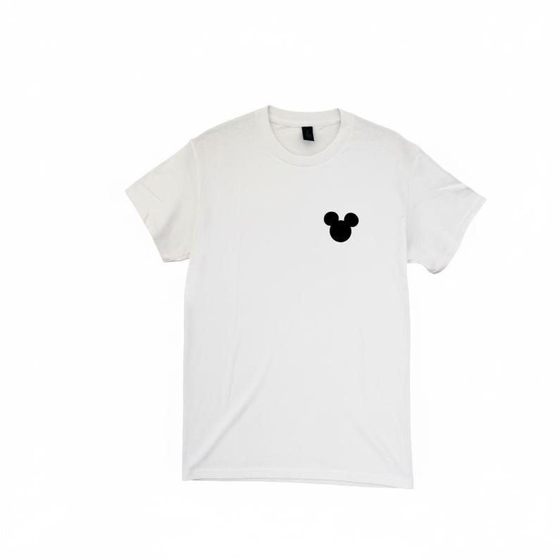 Puffy Mickey Mouse Logo Disney T-shirt | Disney Vacation Apparel - Etsy
