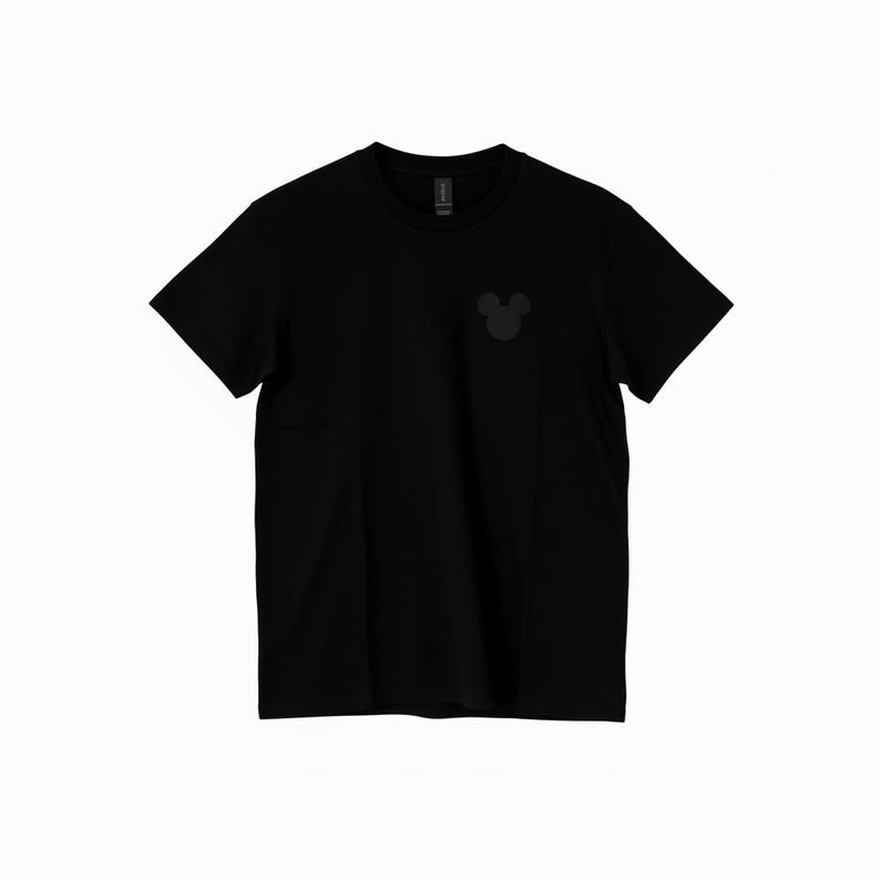 Puffy Mickey Mouse Logo Disney T-shirt | Disney Vacation Apparel - Etsy