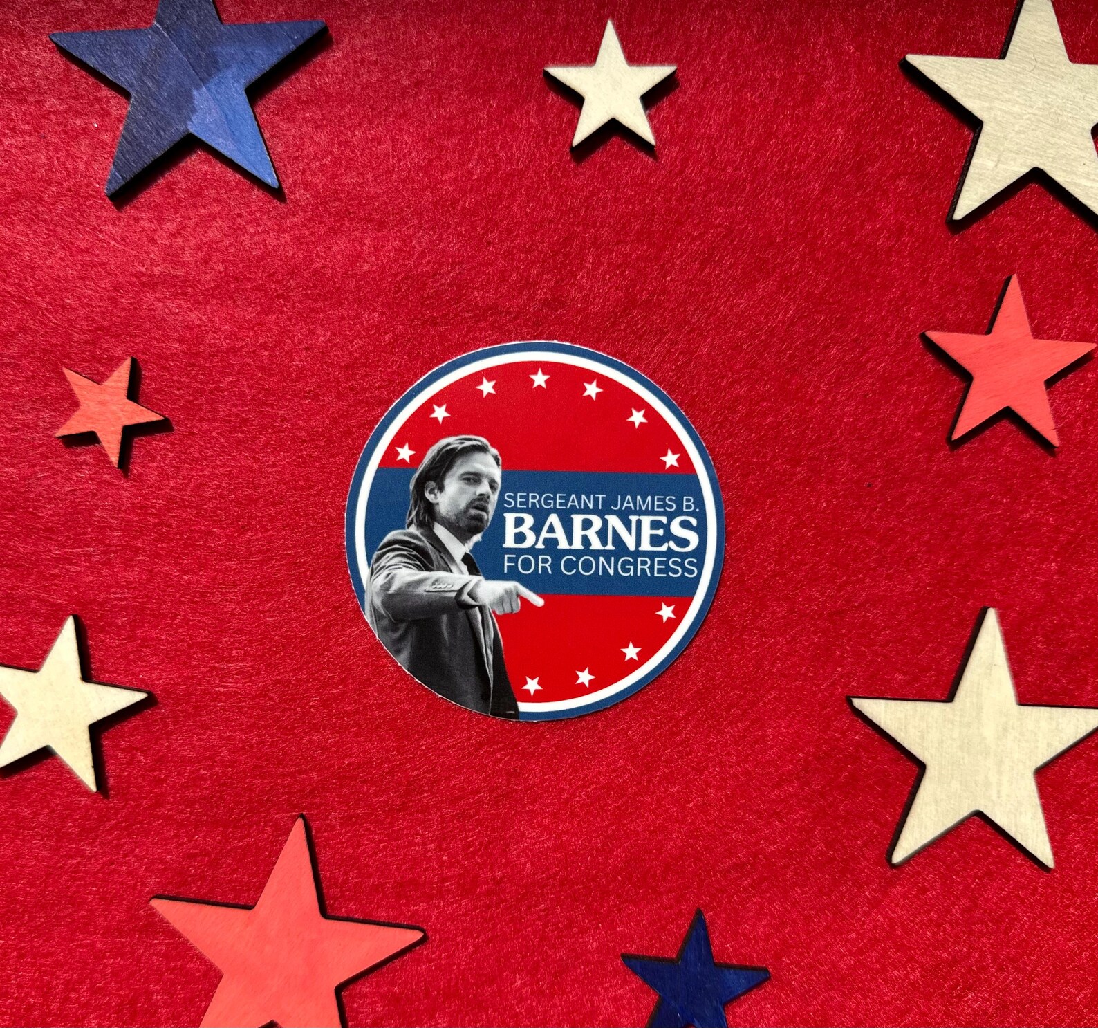 Bucky Barnes for Congress Stickers (set of 3!) - Etsy