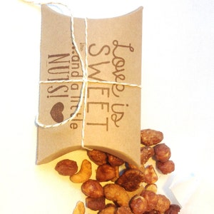 Cute Bridal Shower Favors..love is Sweet, and a Little NUTS. Set of 30 ...