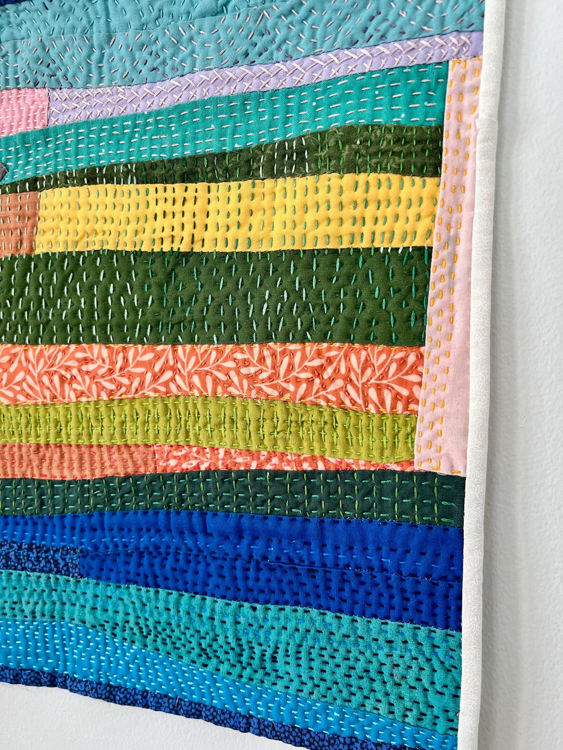 Seaside House Small Quilt Wall Hanging - Etsy