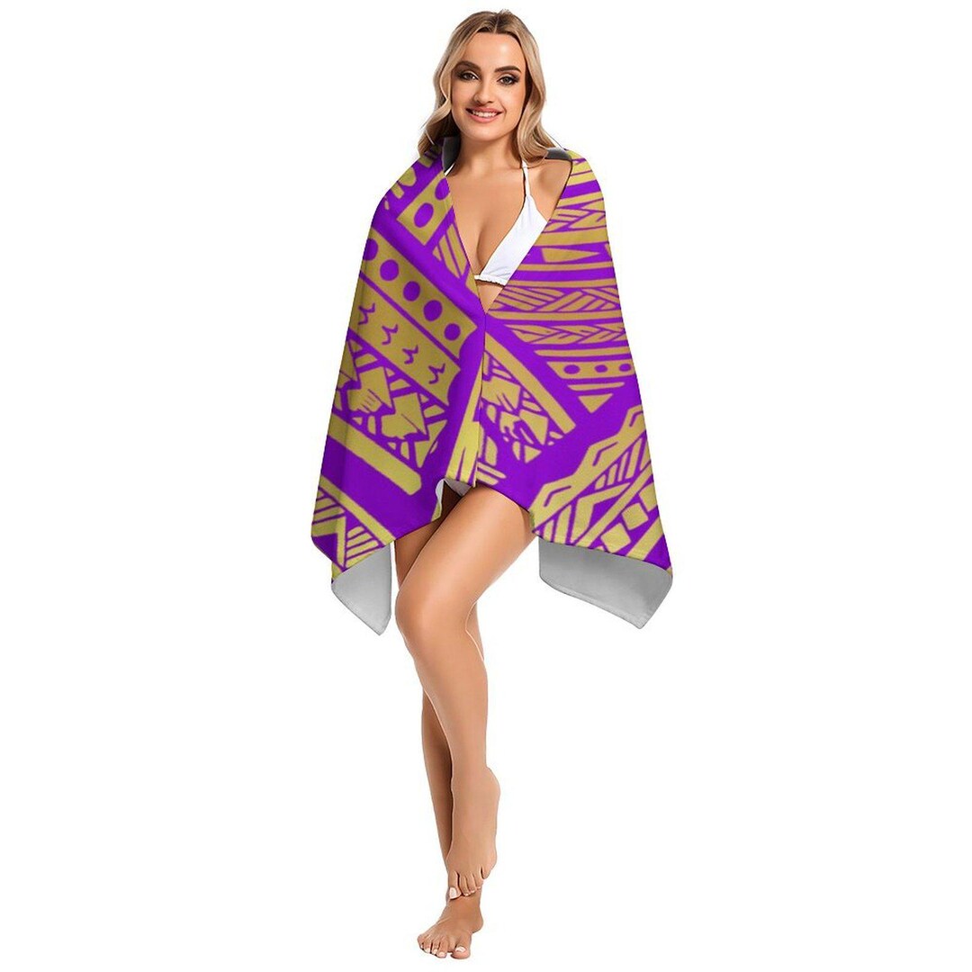Polynesian Design 3D Print Sublimation Sarong Fashion Women Wrap ...