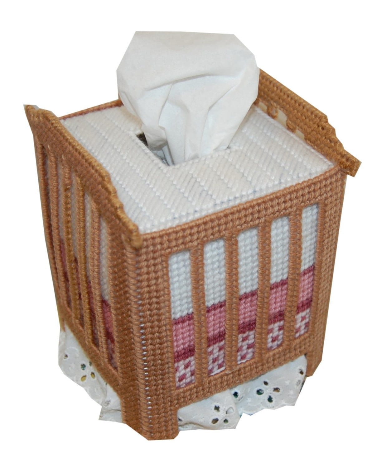 Plastic Canvas Hush Little Baby Tissue Topper PDF Format - Etsy