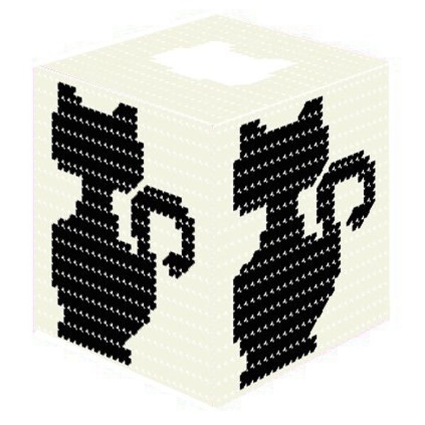 Plastic Canvas Cat Tissue Box Patterns - Etsy