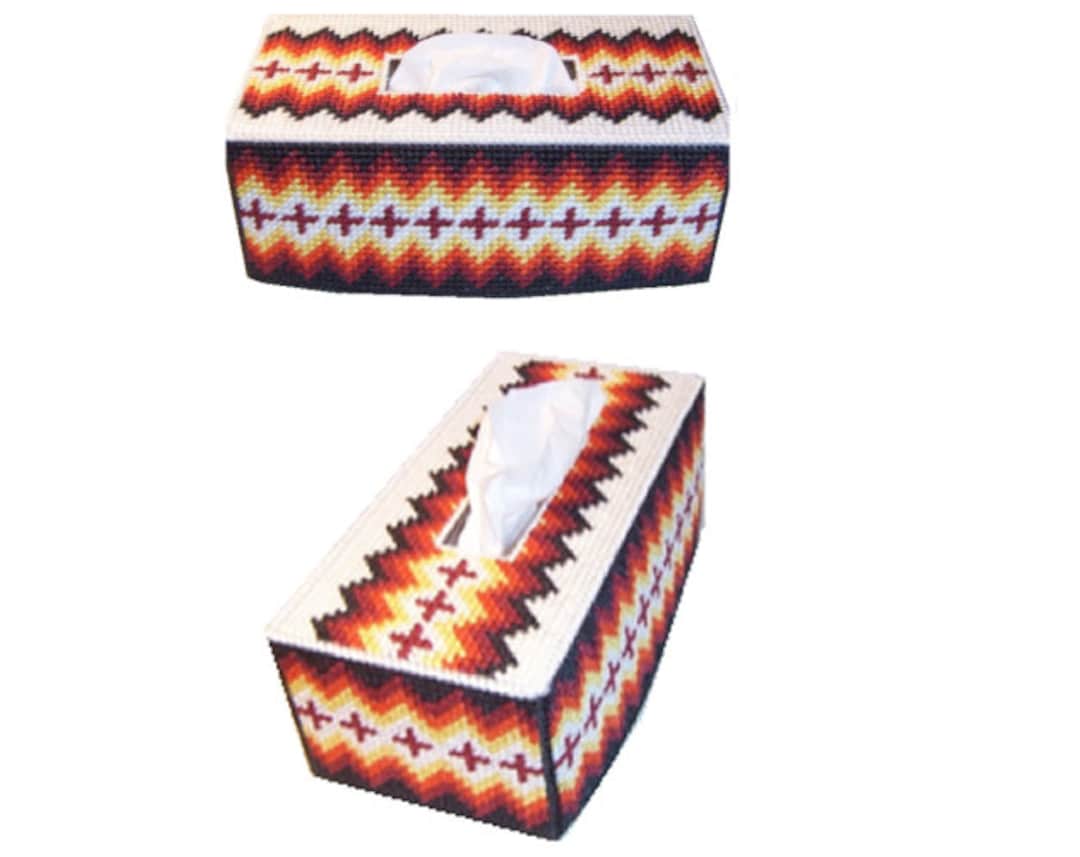 Plastic Canvas 5 New Tissue Covers Tissue Box Cover PDF Format Instant ...