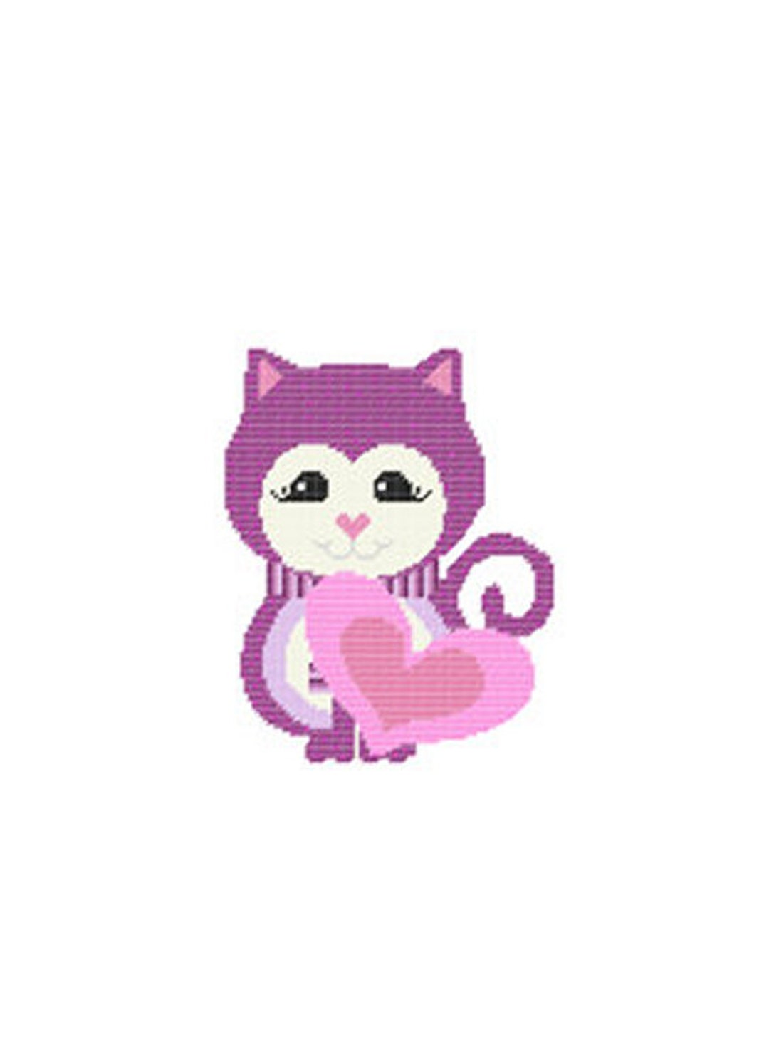 Plastic Canvas Annabelle Cat Wall Hanging PDF Format Instant Download ...