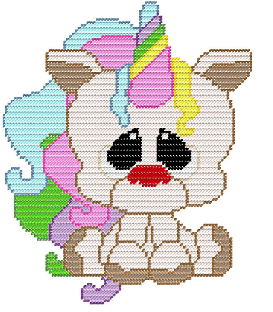 Plastic Canvas My Pal Magic Wall Hanging PDF FORMAT Instant Download - Etsy