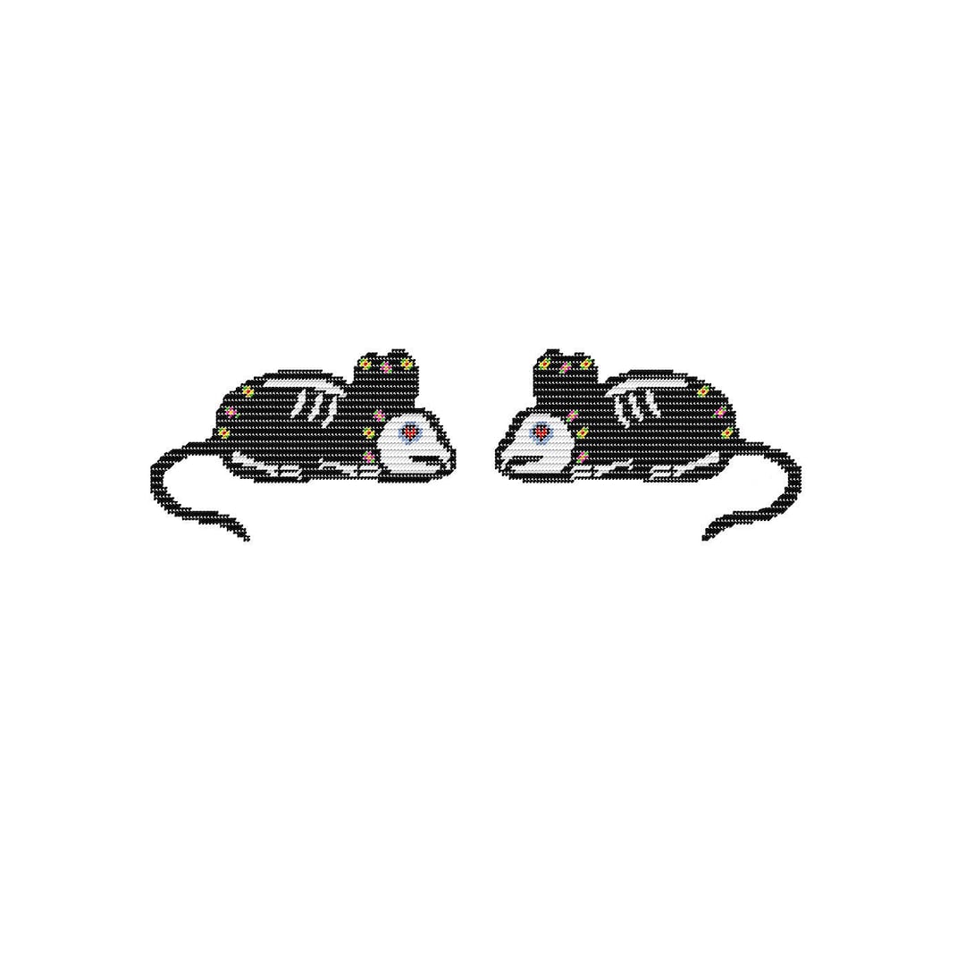 Plastic Canvas Skeleton Rat Wall Hanging Instant Download - Etsy