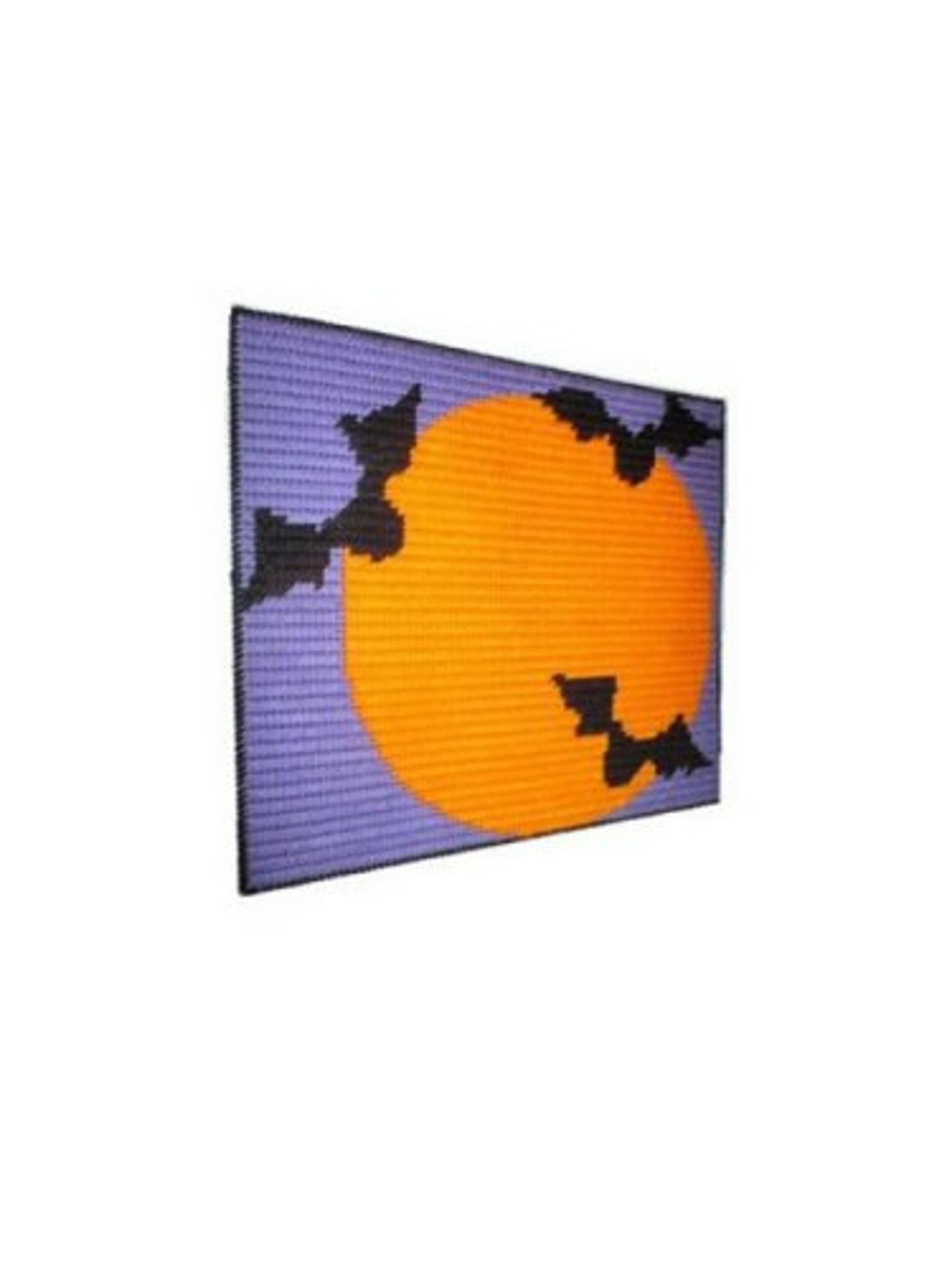 Plastic Canvas Bat Moon Wall Hanging PDF FORMAT Instant Download - Etsy