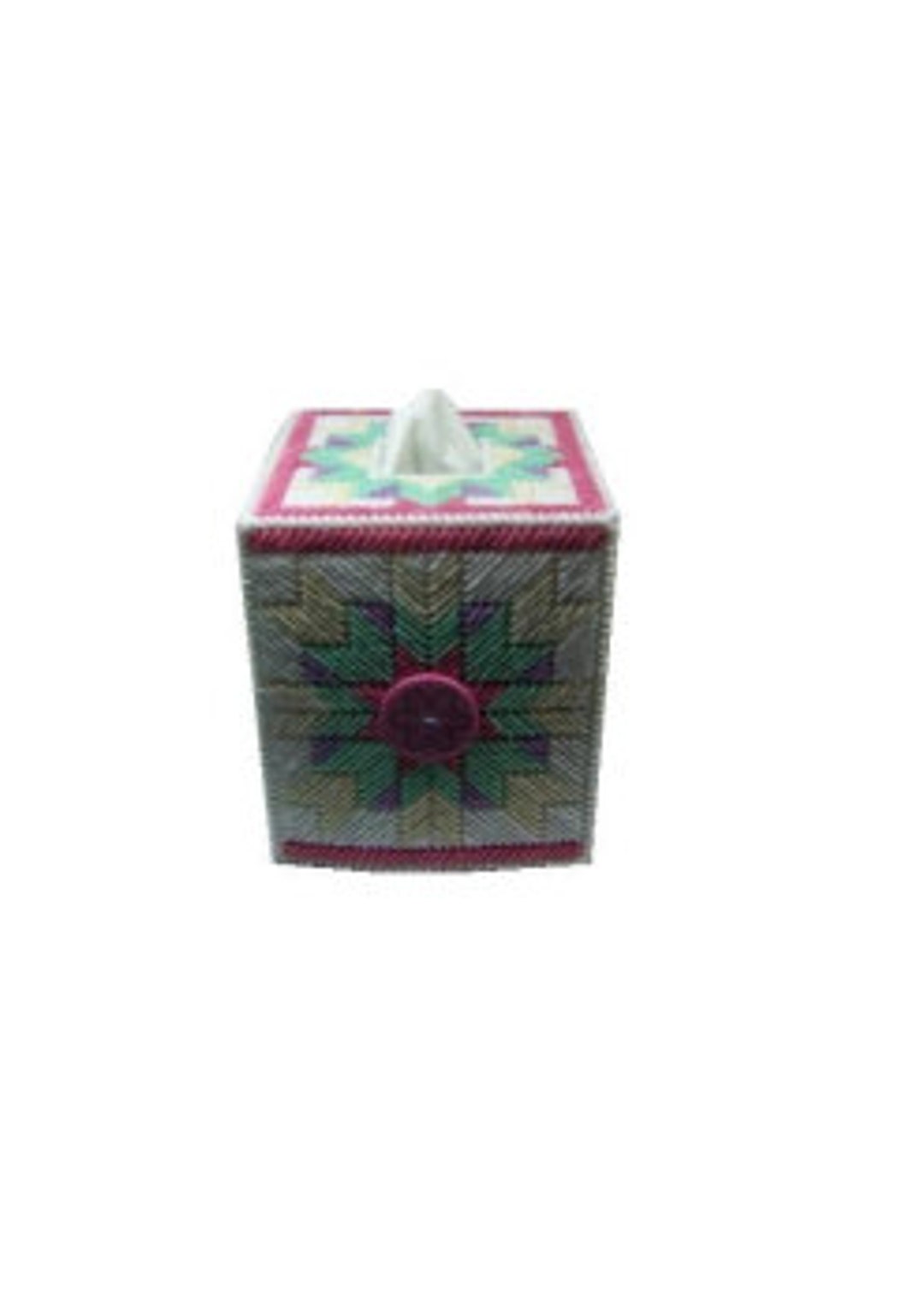 Plastic Canvas Pastel Passion Boutique Tissue Box Cover Instant ...