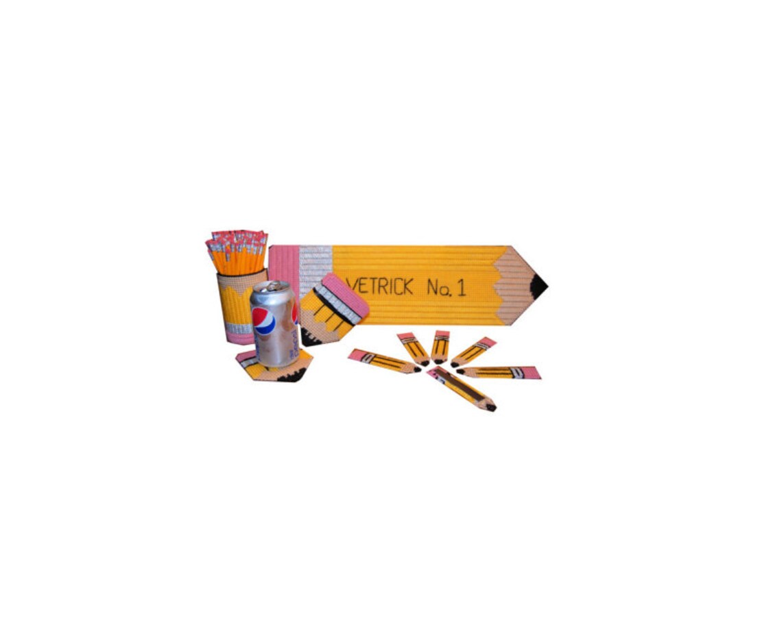Plastic Canvas Pencil Me in Pencil Collection Instant Download - Etsy