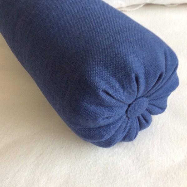 Blue Bolster Pillow - Etsy