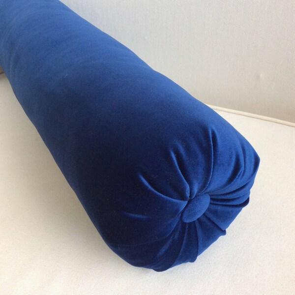 Bright Blue Pillow - Etsy