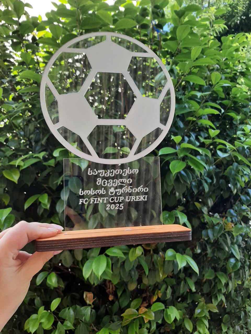 Layout for Laser Cutting Football Championship Individual Awards Set ...
