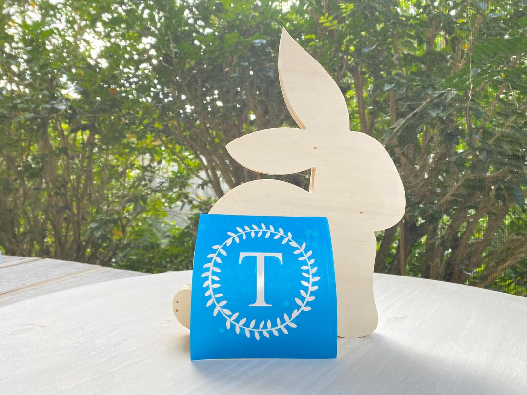 Personalized Wood Bunny Craft Kit - Etsy