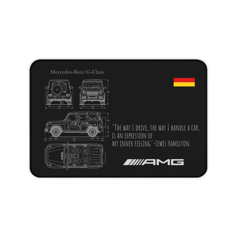 Mercedes-benz G-class Desk Mat, Car Lover Gift, Office Decor ...