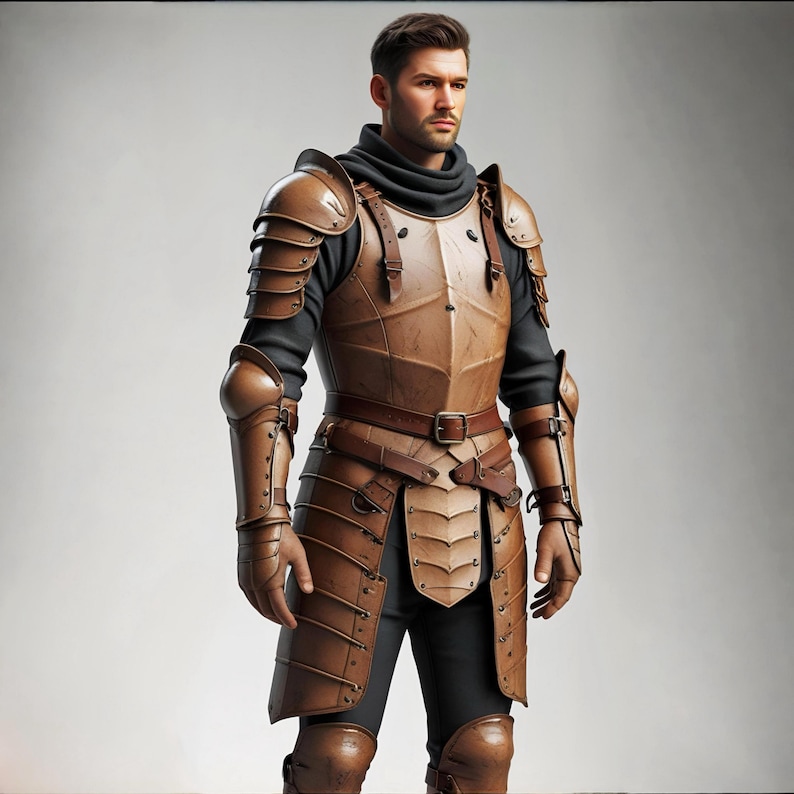 Handmade Leather Armour Costume, Medieval Renaissance Cosplay Outfit - Etsy