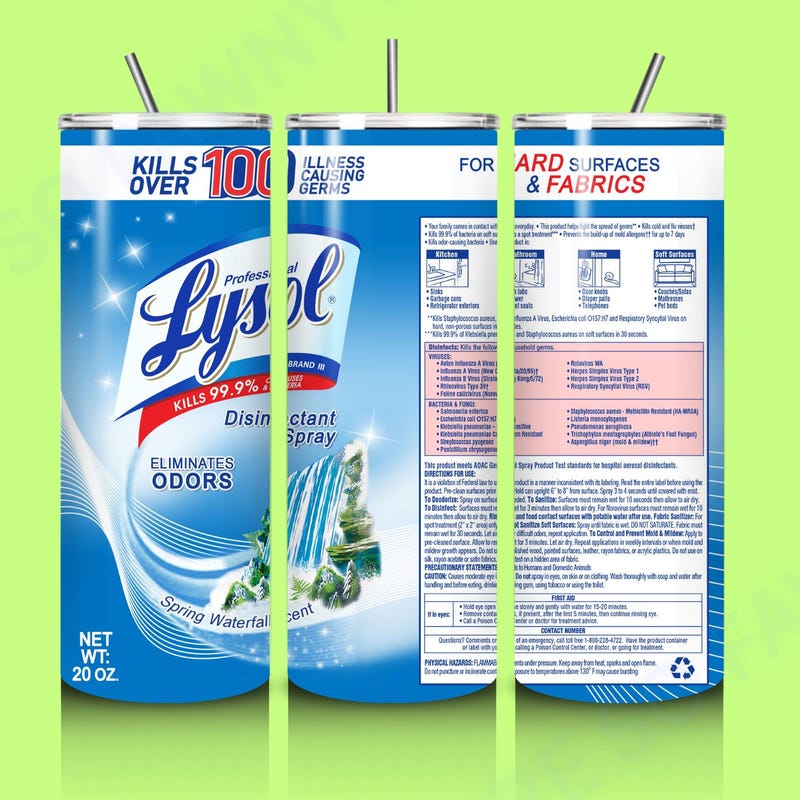 Drink Tumbler Lysol - Etsy