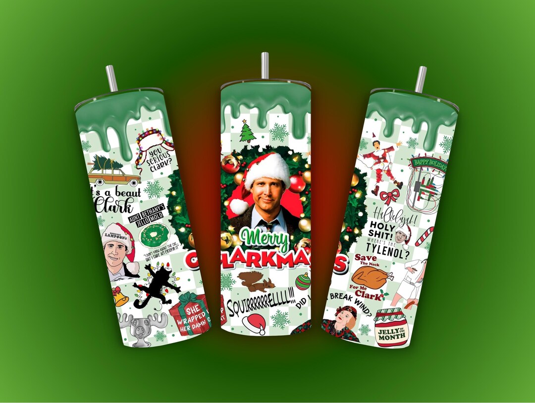 National Lampoon’s Christmas Vacation 20oz Tumbler Clark Griswold Merry ...