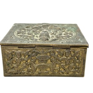 Vintage Brass Ganesha Box - Etsy